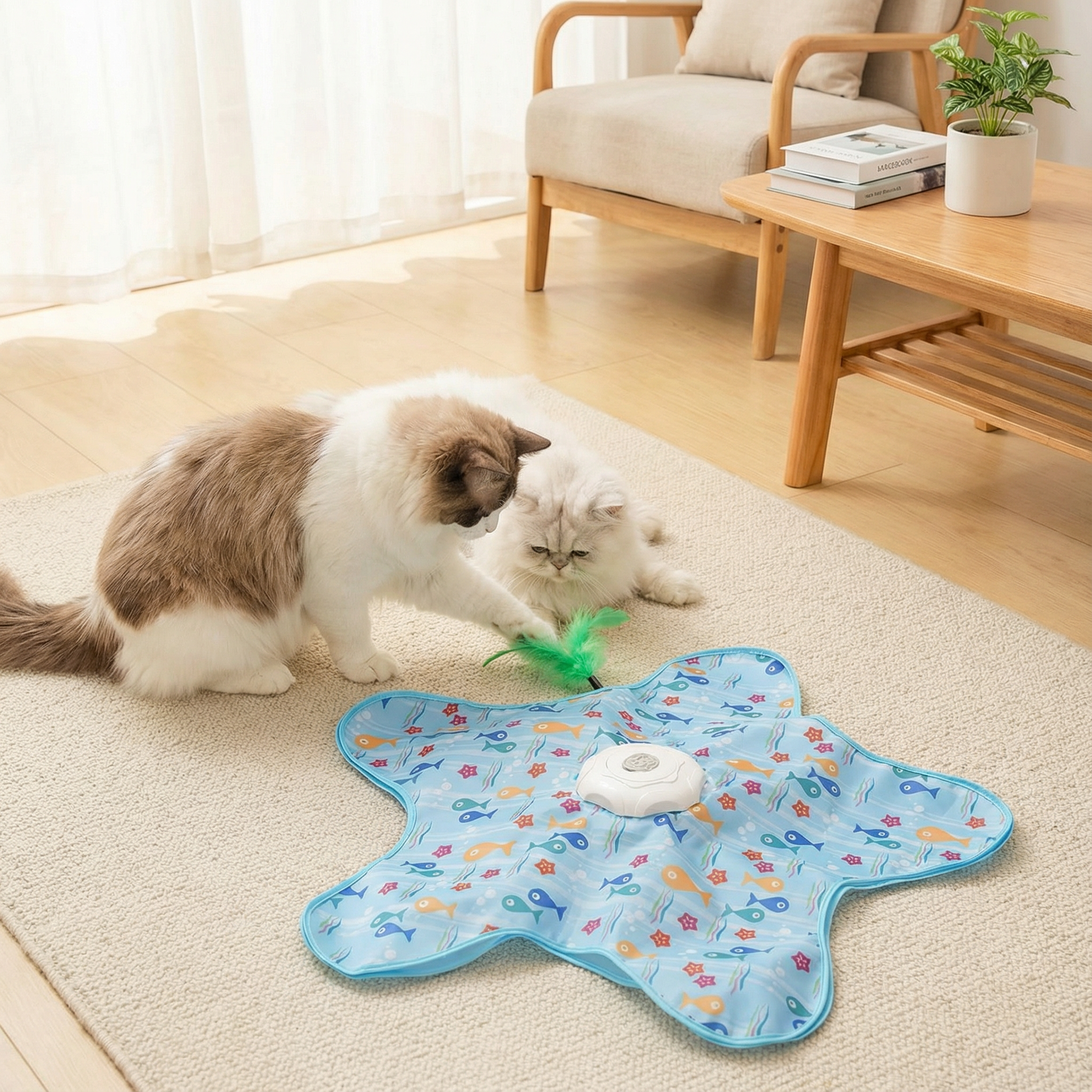 HuntingFun Pro – Automatic cat toy for stress relief and playtime fun ...